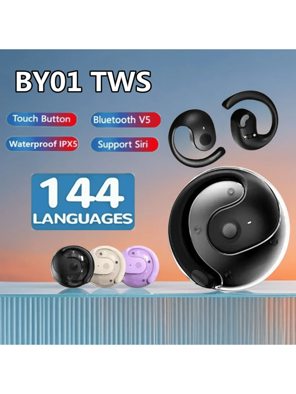 BY01 Fone Bluetooth Earphones Wireless Bluetooth Headset Noise ...