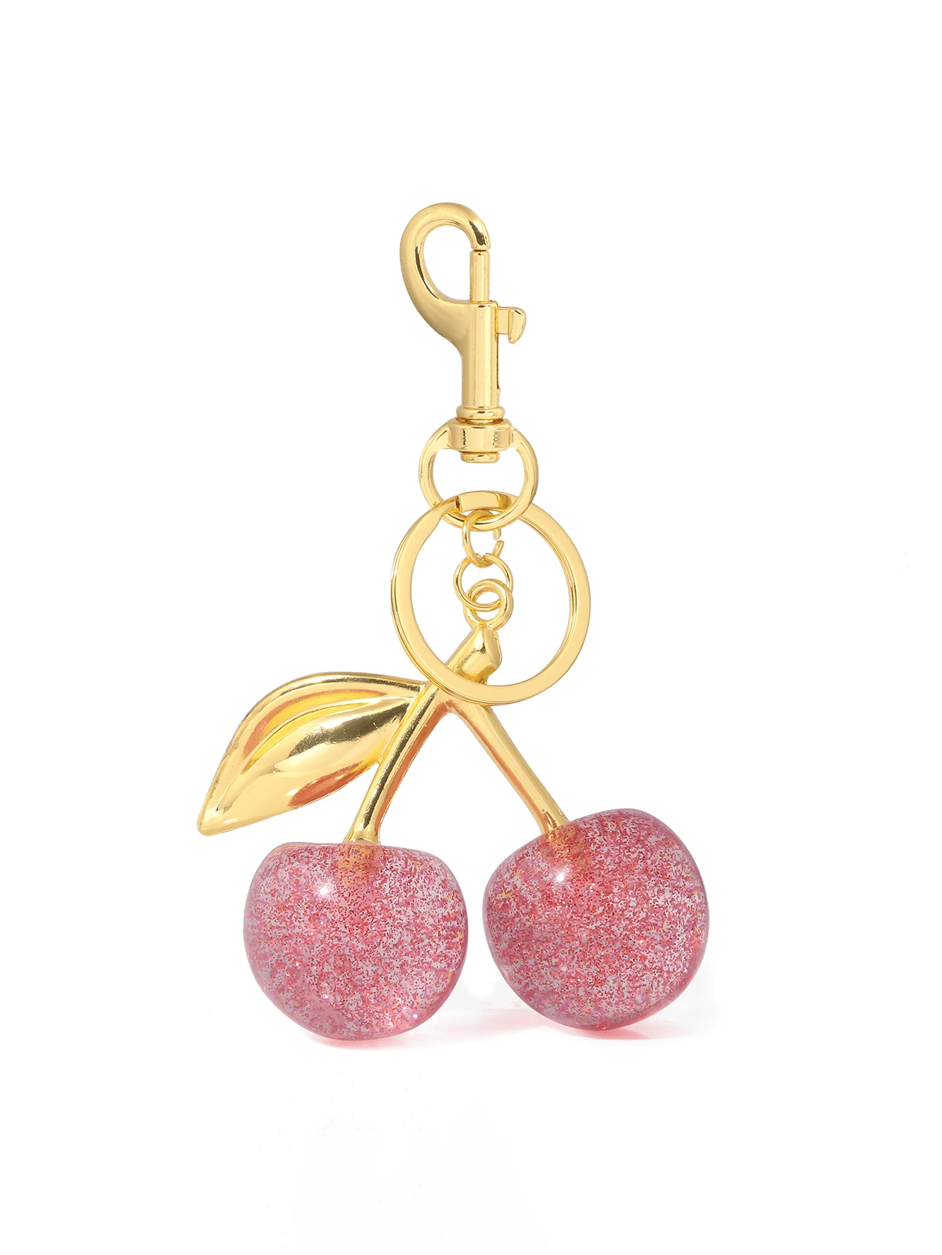 1pc Cherry Key Chain Fruit Pendant, New Alloy 3D Cherry Keychain Bag ...