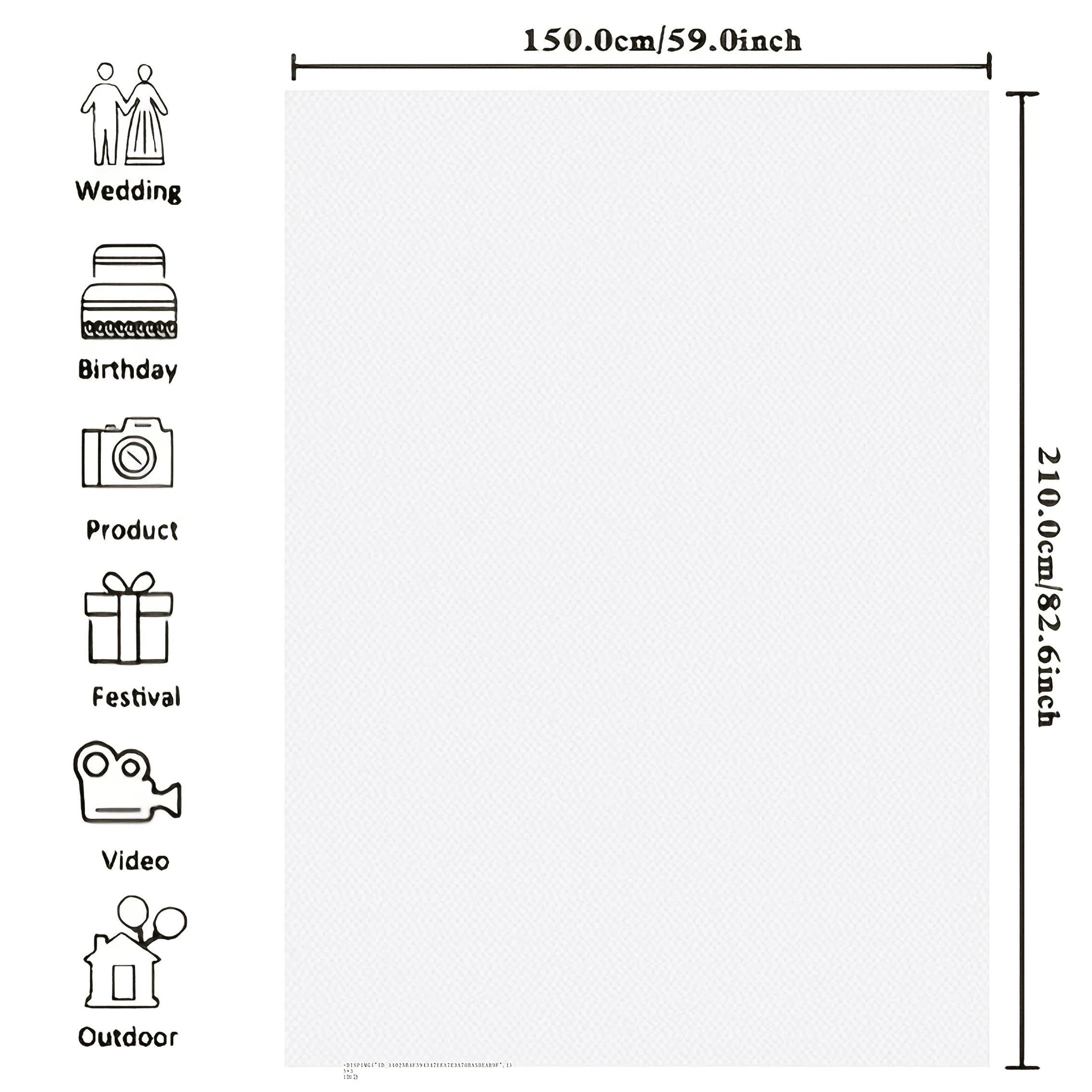 1ชิ้น ฉากหลังถ่ายภาพสีขาวแท้ 59x39.3นิ้ว/82.6x59นิ้ว - ฉากหลังสตูดิโอ ...