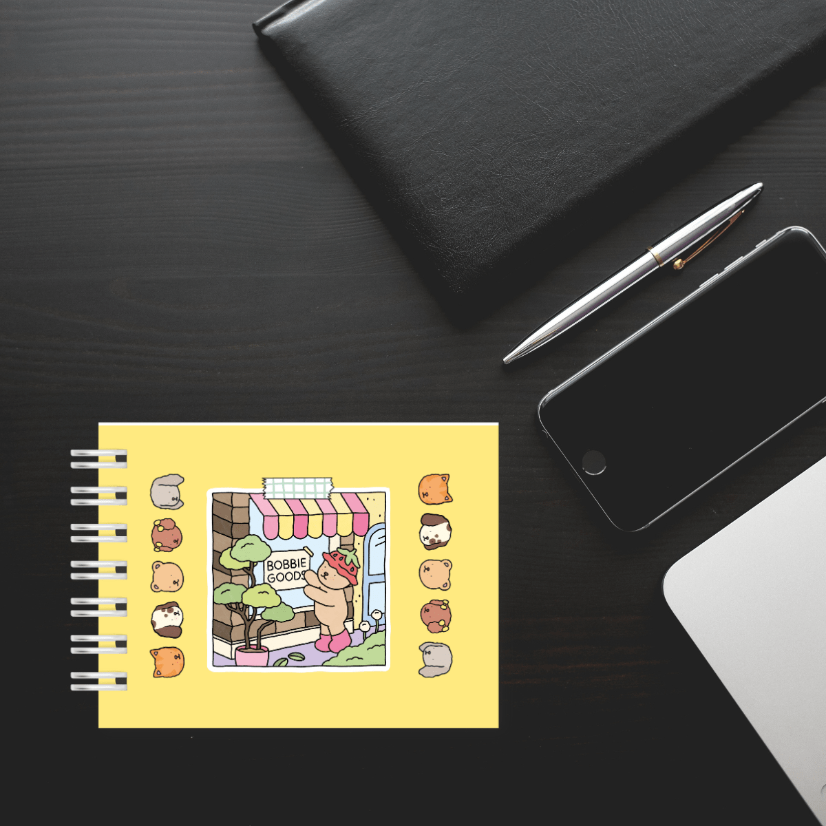 Mini Bobbie Goods Coloring Book 50 Sheets Hardcover 180g Drawing ...