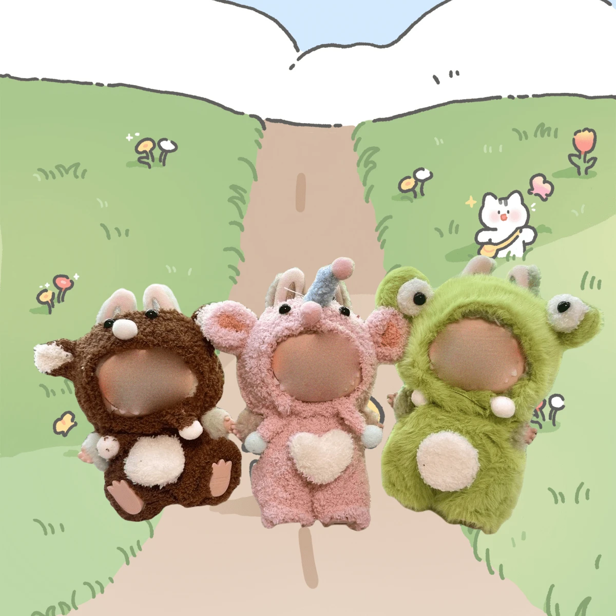 17cm Plush LABUB Doll Detachable Outfit Set, Suitable For 1st & 2nd ...