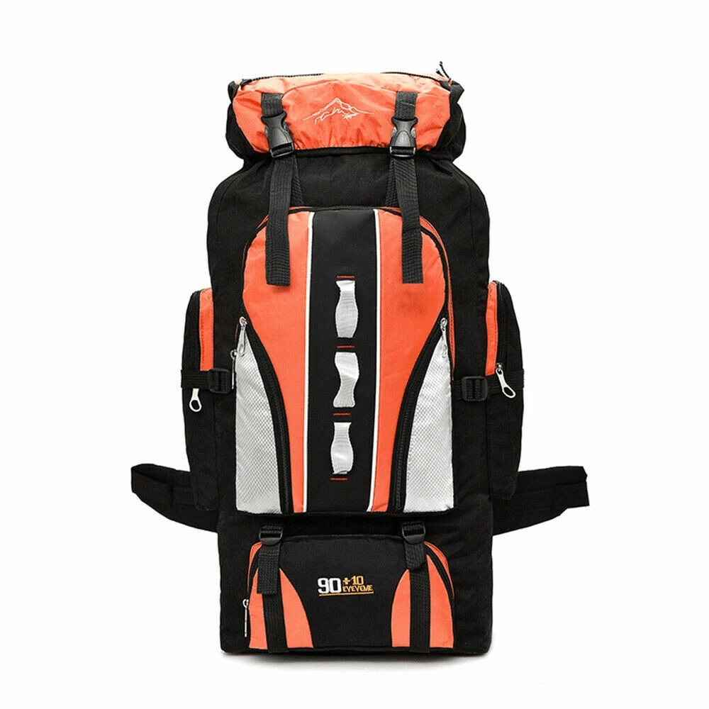 100L Waterproof Camping Travel Backpack Daypack Outdoor Sport Hiking ...