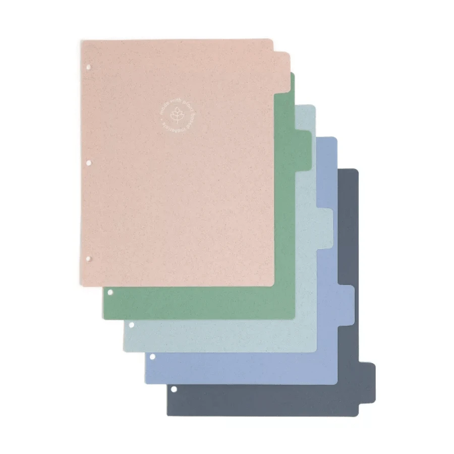 Tab Dividers Core 1/5-Cut Tabs, Five Positions For Labeling And ...