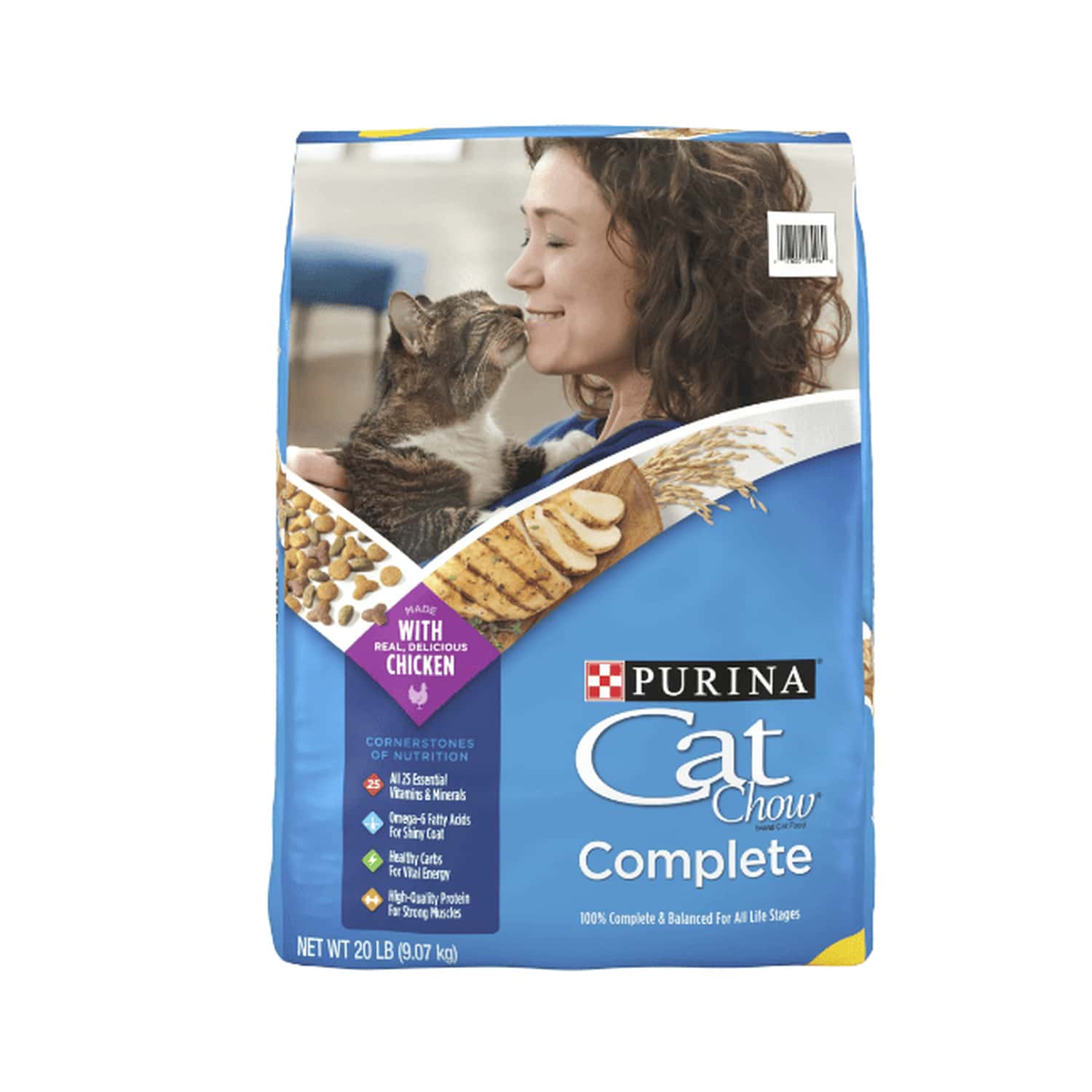 Purina Cat Chow Complete, Dry Cat Food, Chicken, 20 Lb Bag 20 Lbs ...