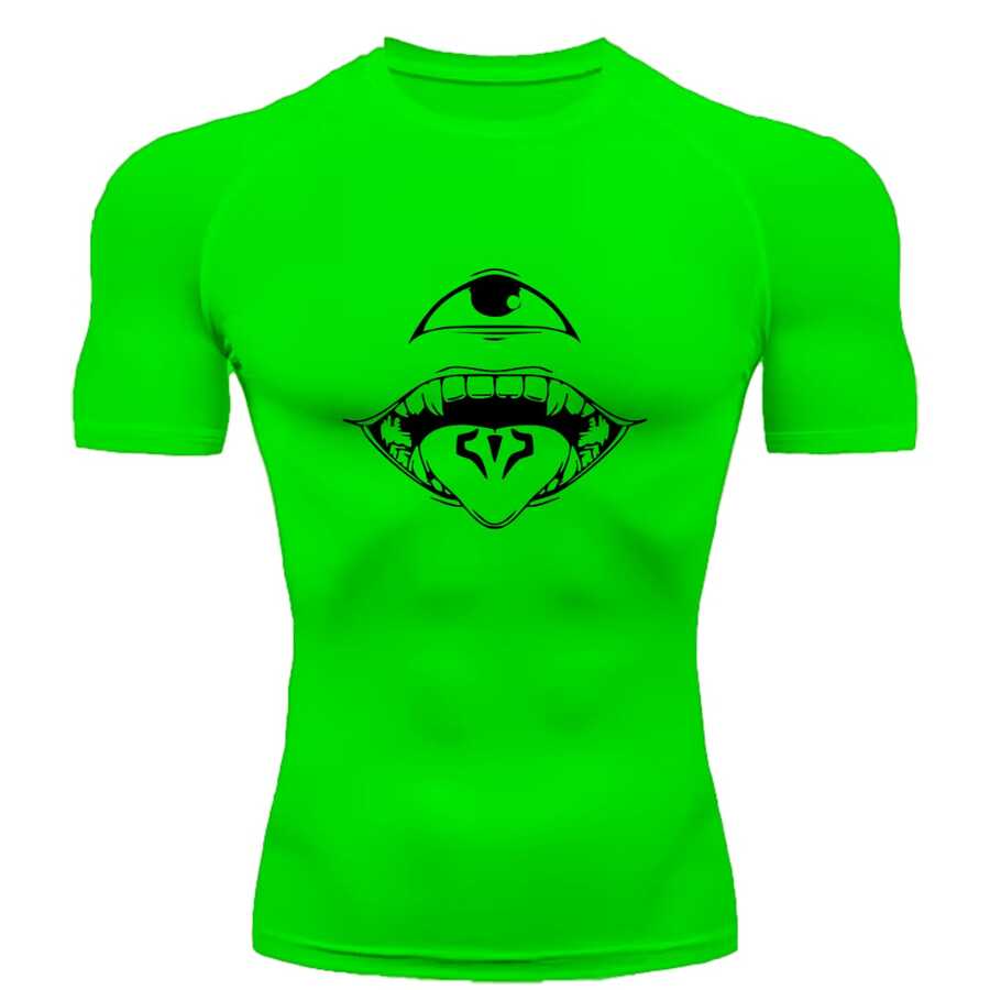Camiseta Compressão Manga Curta Símbolo Sukuna Jujutsuu Kaisenn Rash ...
