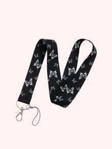 1pc Blue Butterfly Neck Lanyard, Purple Butterfly Neck Lanyard, Yellow Butterfly Neck Lanyard ...