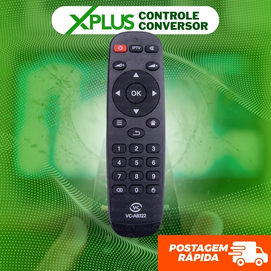 Controle Para Receptor TvBox xPlus IPTV Xplus In X-PLUS Aparelho X PLUS ...