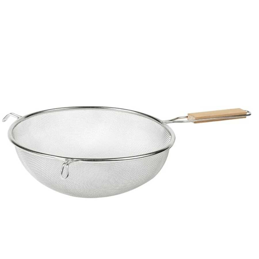 IMU-71195 10" Stainless Steel Strainer With Wood Handle,Kitchen ...