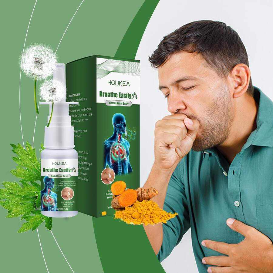 Houkea Herbal Nasal Spray Relieves Nasal Irritation Gentle Ingredients ...
