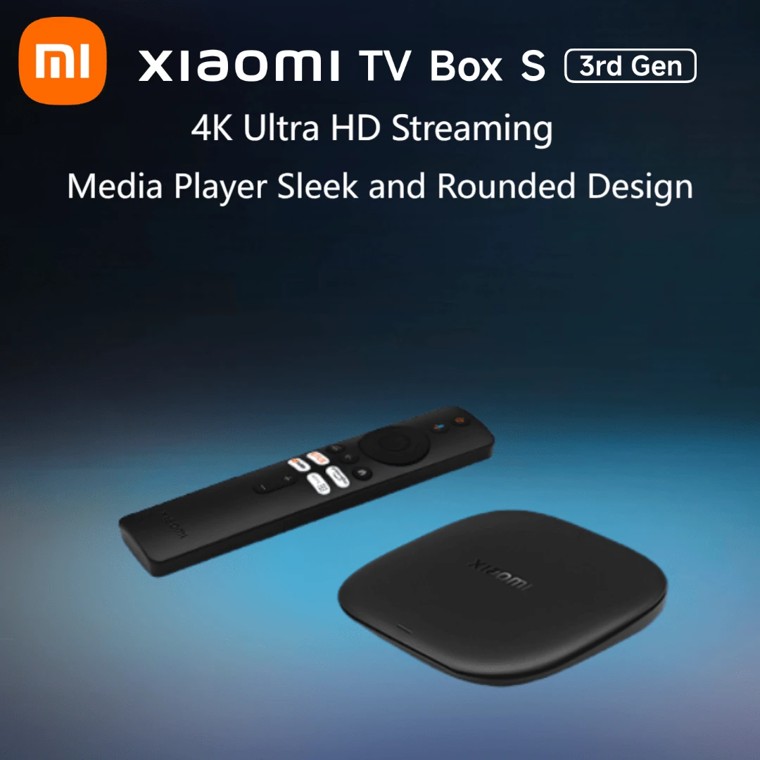 Xiaomi Mi TV Box S 3e génération, qualité d'image 4K UHD, Dolby Vision, plateforme haute ...