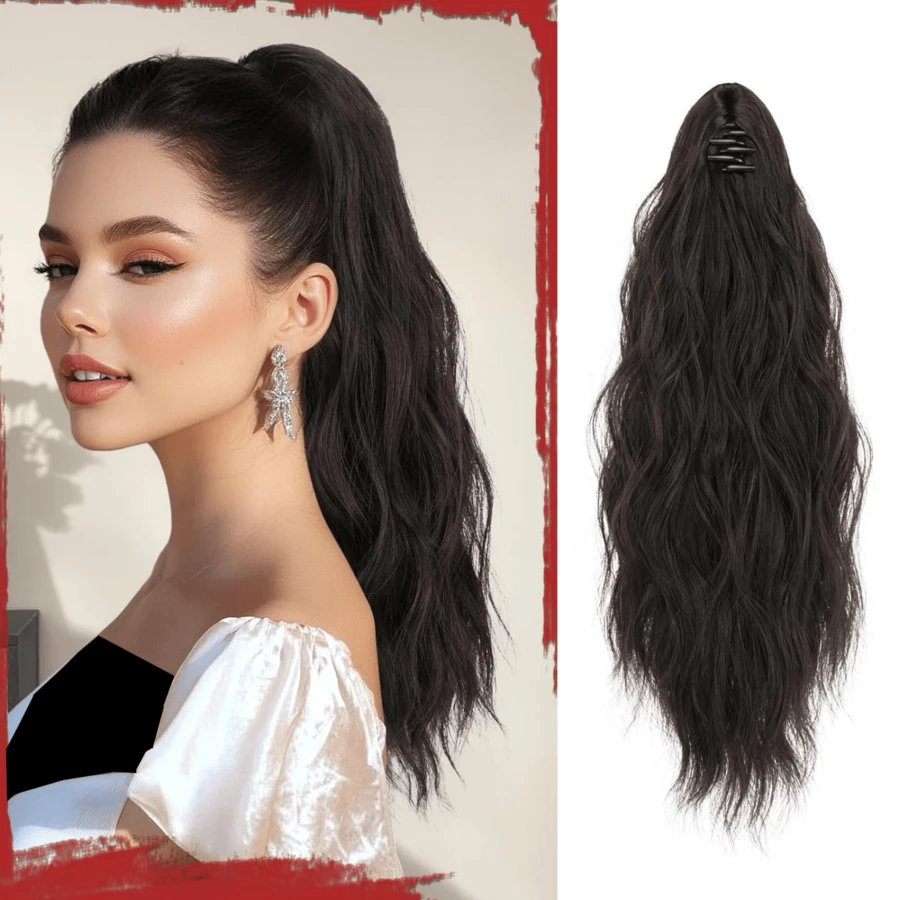 FESHFEN Ponytail Extension 16