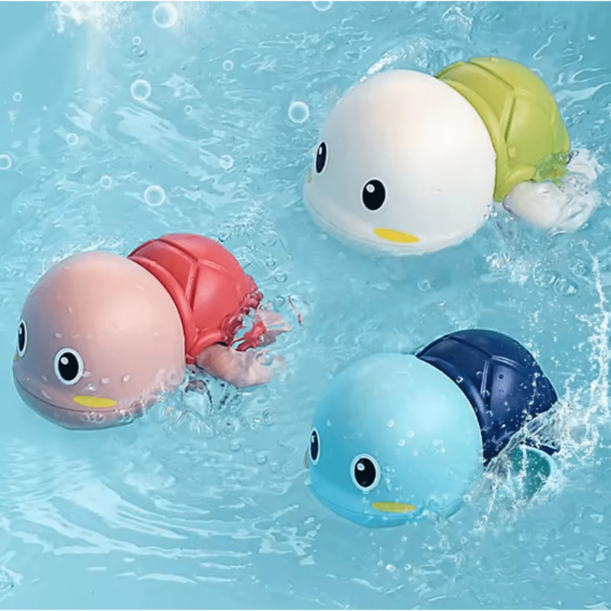 Bath Toy Little Fish With Rope That Swims Alone Water Bathtub And Pool ...