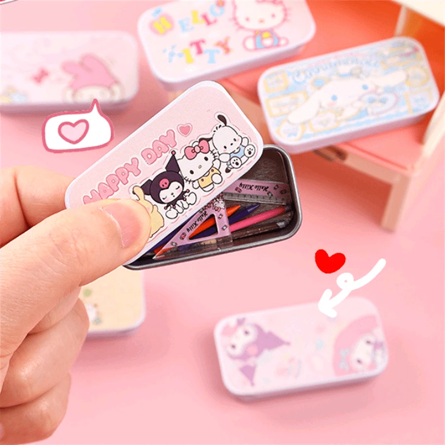Sanrio [Authorization] Sanrio Cartoon Anime Mini Stationery Box Mini ...