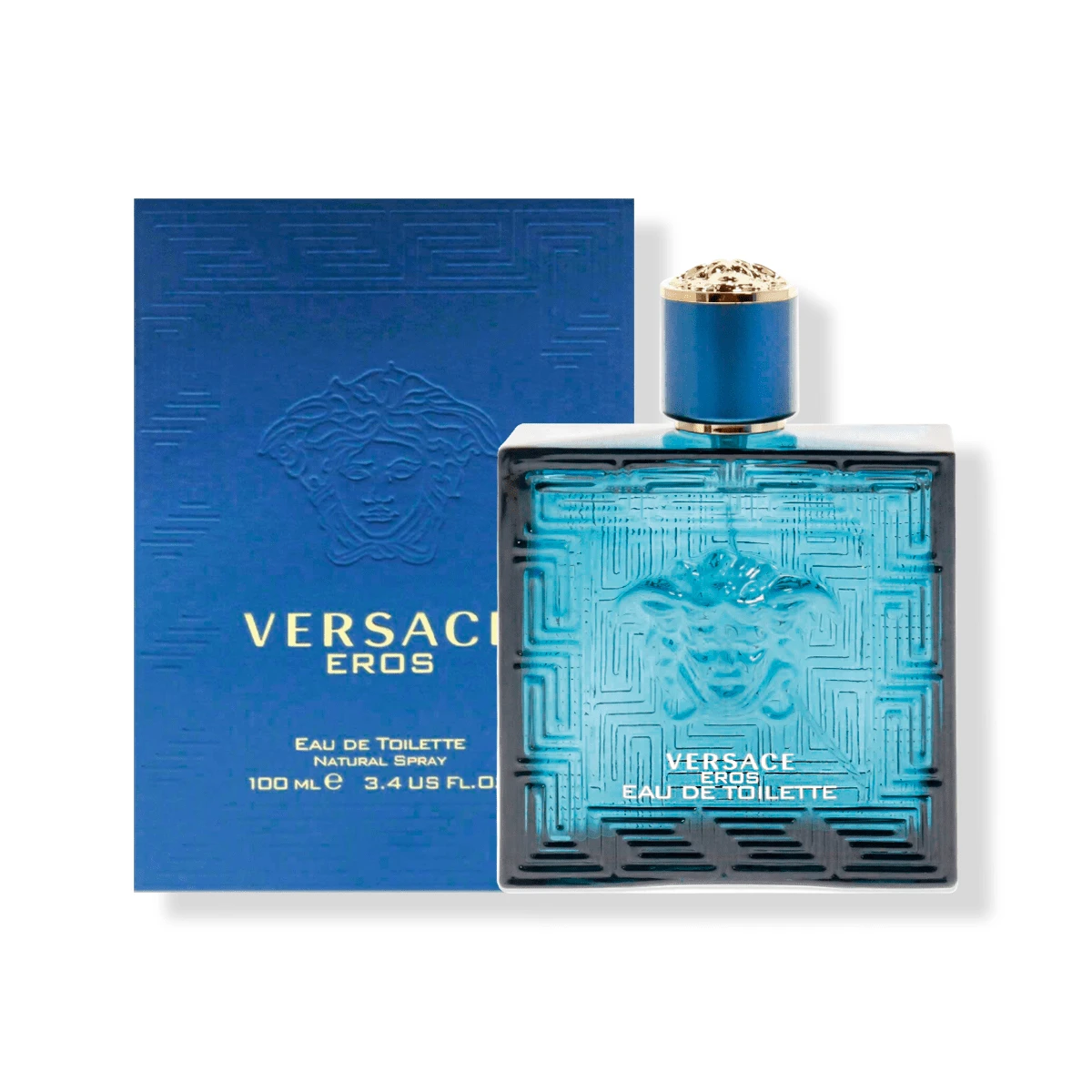 Versace Eros Men's EDT Spray – Invigorating Mint & Warm Vanilla 3.4 Oz ...