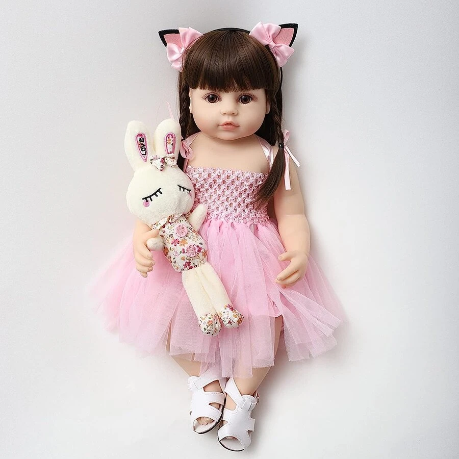 Cute Appearance Reborn Baby Doll Girl 20 Inches 50 Centimeters Lifelike ...