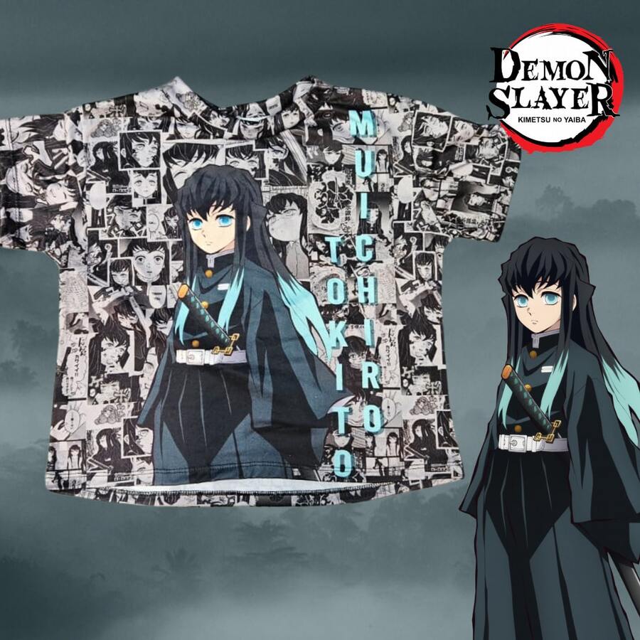 Blusa Crop Top Muichiro Tokito – Diseño Exclusivo Hecho en México con ...