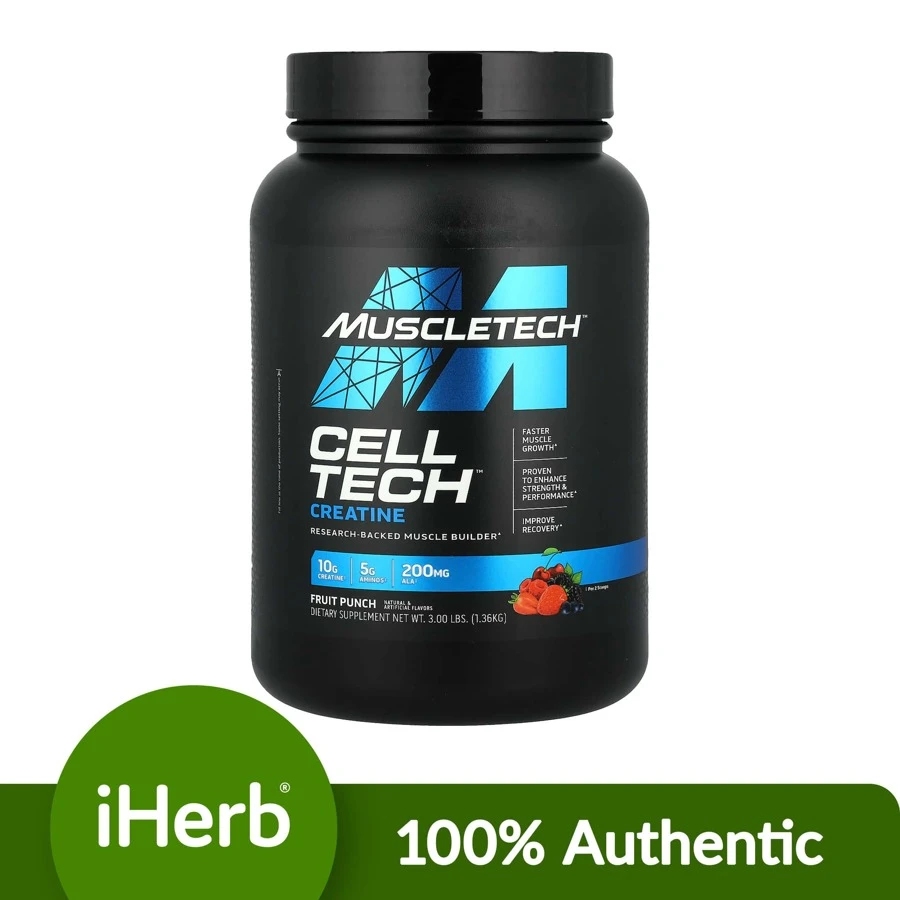 MuscleTech Cell-Tech™ Creatine, Fruit Punch, 3 Lbs (1.36 Kg) | SHEIN USA