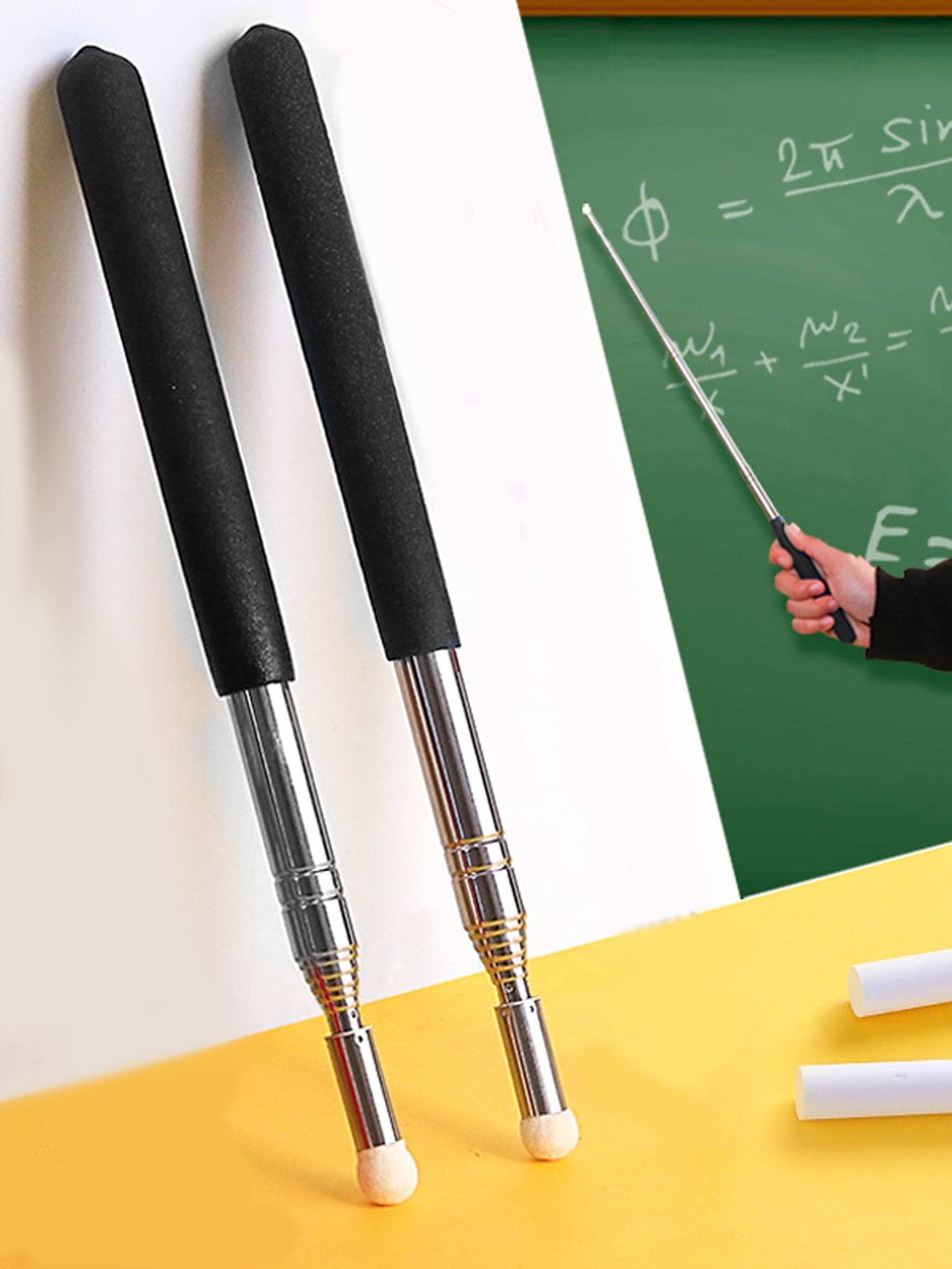 Retractable Teacher Pointer Stick, Blackboard Wand, Presentation ...