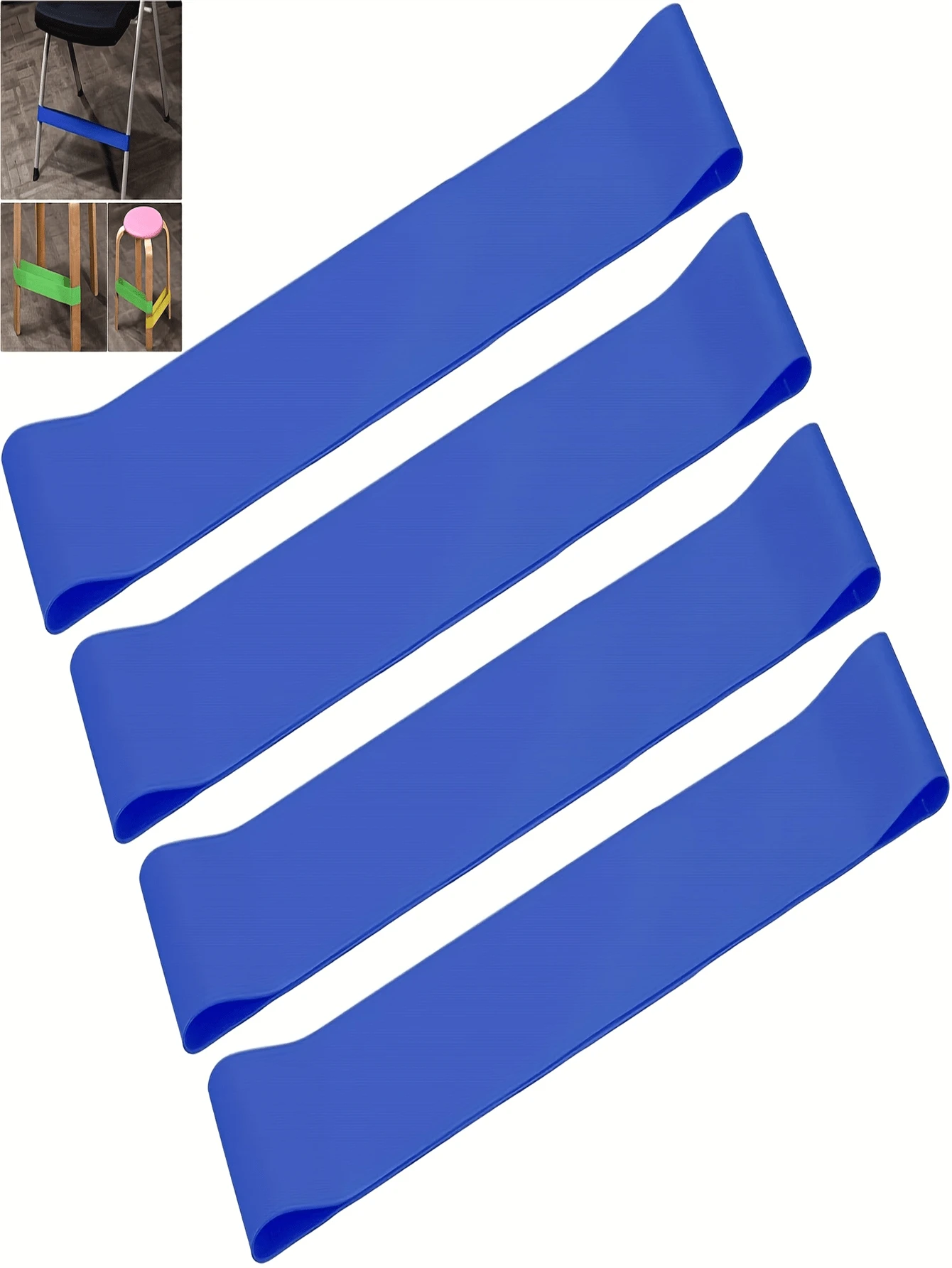 4pcs Colorful Elastic Fidget Chair Bands - Thick Latex Relax Bands ...