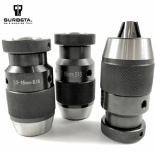 High-Precision Self-Tightening Drill Chuck 1-16mm, B18 B16 Morse Taper ...