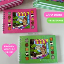 Coloring Book 180g Sheet - Holographic Lamination - Hardcover Green ...