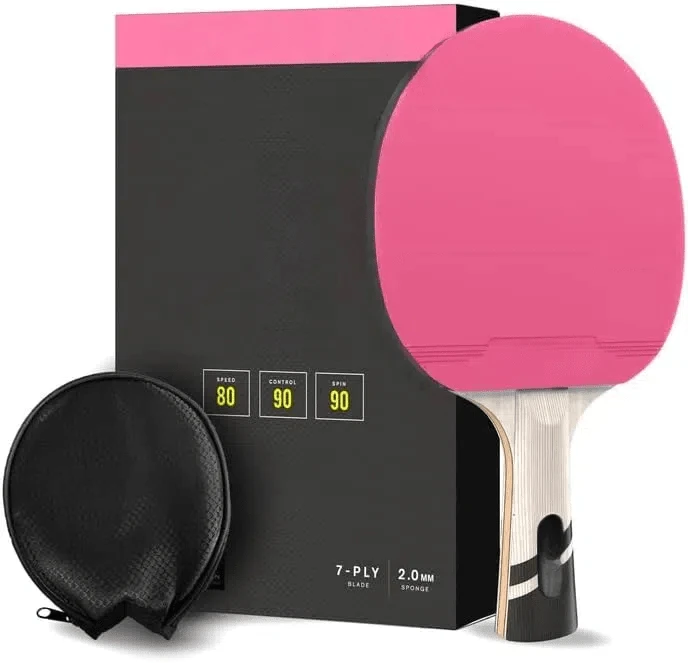 SPIN Ping Pong Paddles - Professional Level Table Tennis Rackets With ...