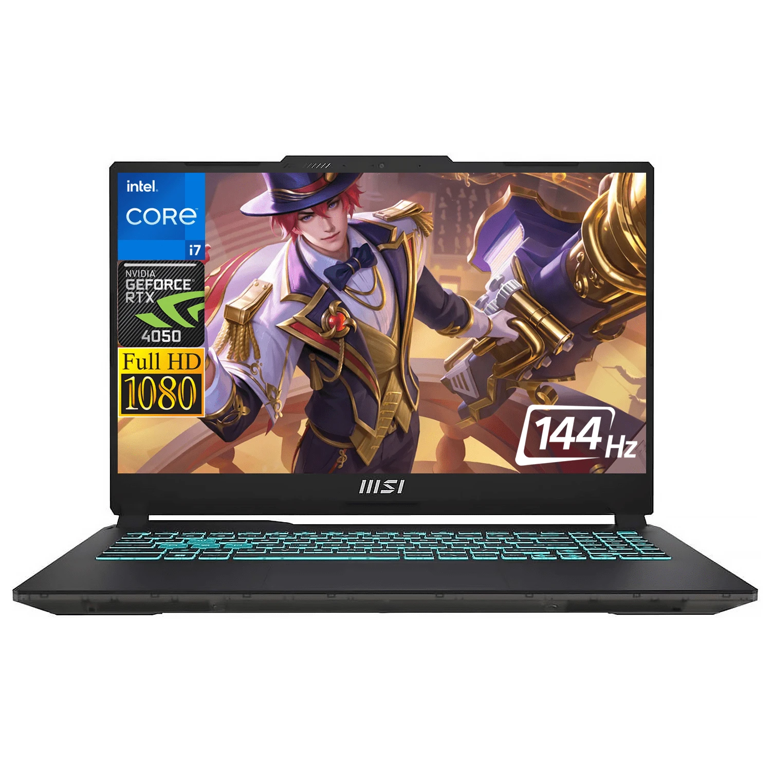 MSI MSI Cyborg 15.6" FHD 144Hz Gaming Laptop, Intel Core I7-13620H, NVIDIA GeForce RTX 4050, Wi ...