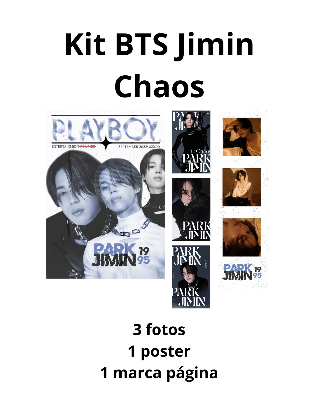 K-Pop PHOTO SET B T S Bang Tan Jimin Chaos | Moda de Mujer | SHEIN México