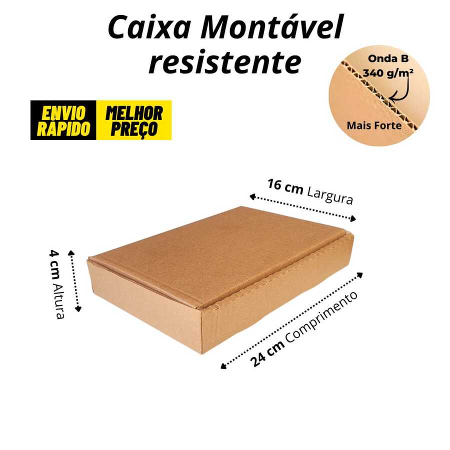 10 Caixas de papelão 24x16x4 Mini Envios | SHEIN Brasil