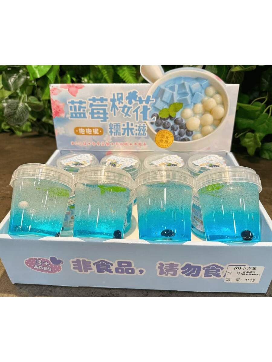 New High-Quality High-Transparency Frothy Slime Large Bucket, Safe ...