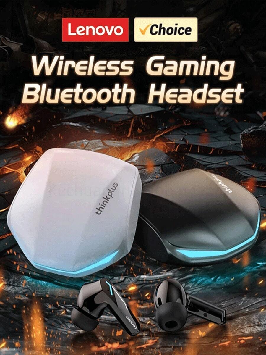 Lenovo Auriculares inalámbricos Bluetooth Lenovo GM2 Pro 5.3 con micrófono, auriculares con ...