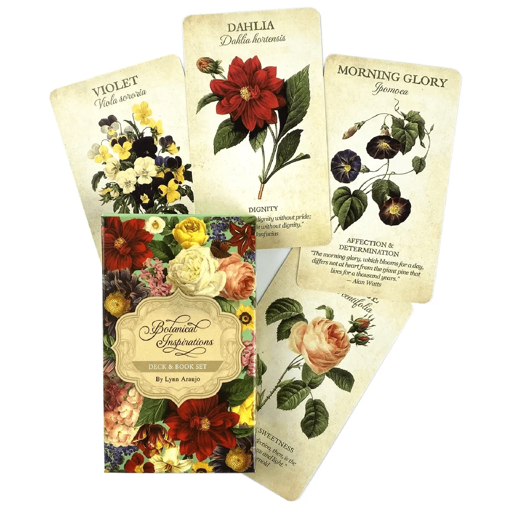 Unisex Nature-Inspired Divination: Complete Card Deck With Morning ...