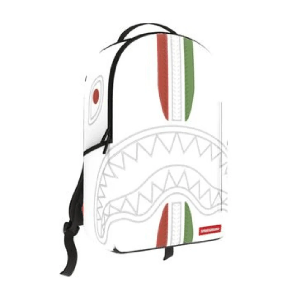 Sprayground Sprayground Italy Racing Stripes Backpack Unisex White ...
