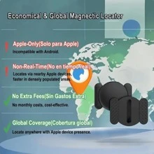 [Mini Car Tracker] Mini Hidden Car Tracker Device | No Monthly Fee, Magnetic Case, Air Tracker ...