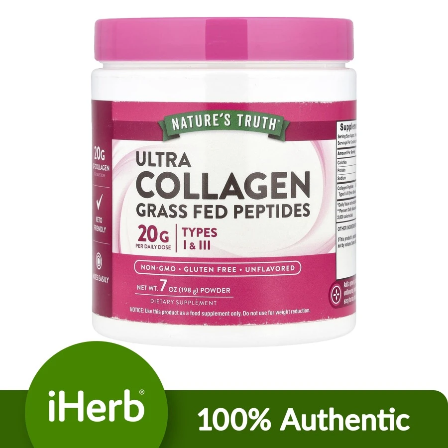 Nature's Truth Ultra Collagen Powder, Unflavored, 7 Oz (198 G) | SHEIN USA