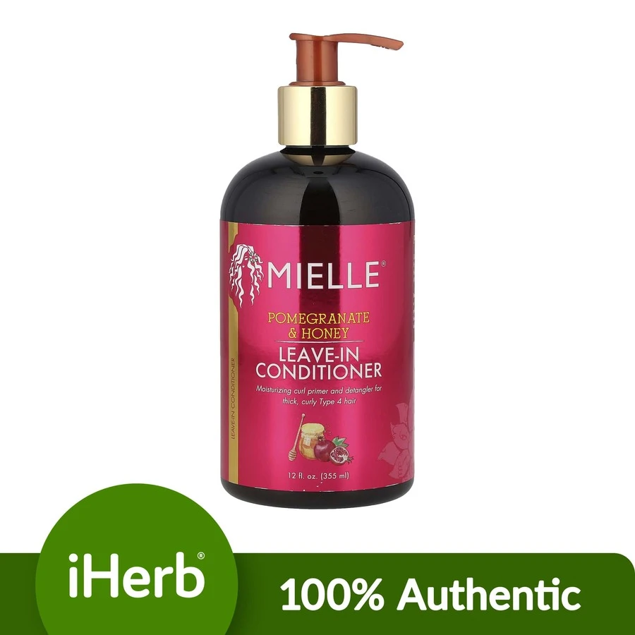 Mielle Leave-In Conditioner, Pomegranate & Honey, 12 Fl Oz (355 Ml ...
