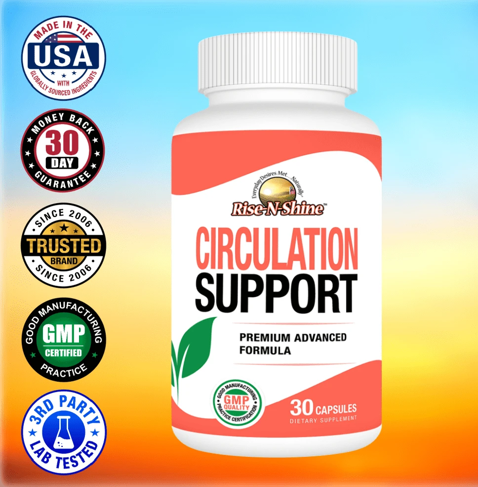 Circulation Support By Rise-N-Shine | Nutrient-Rich Advanced Formula ...