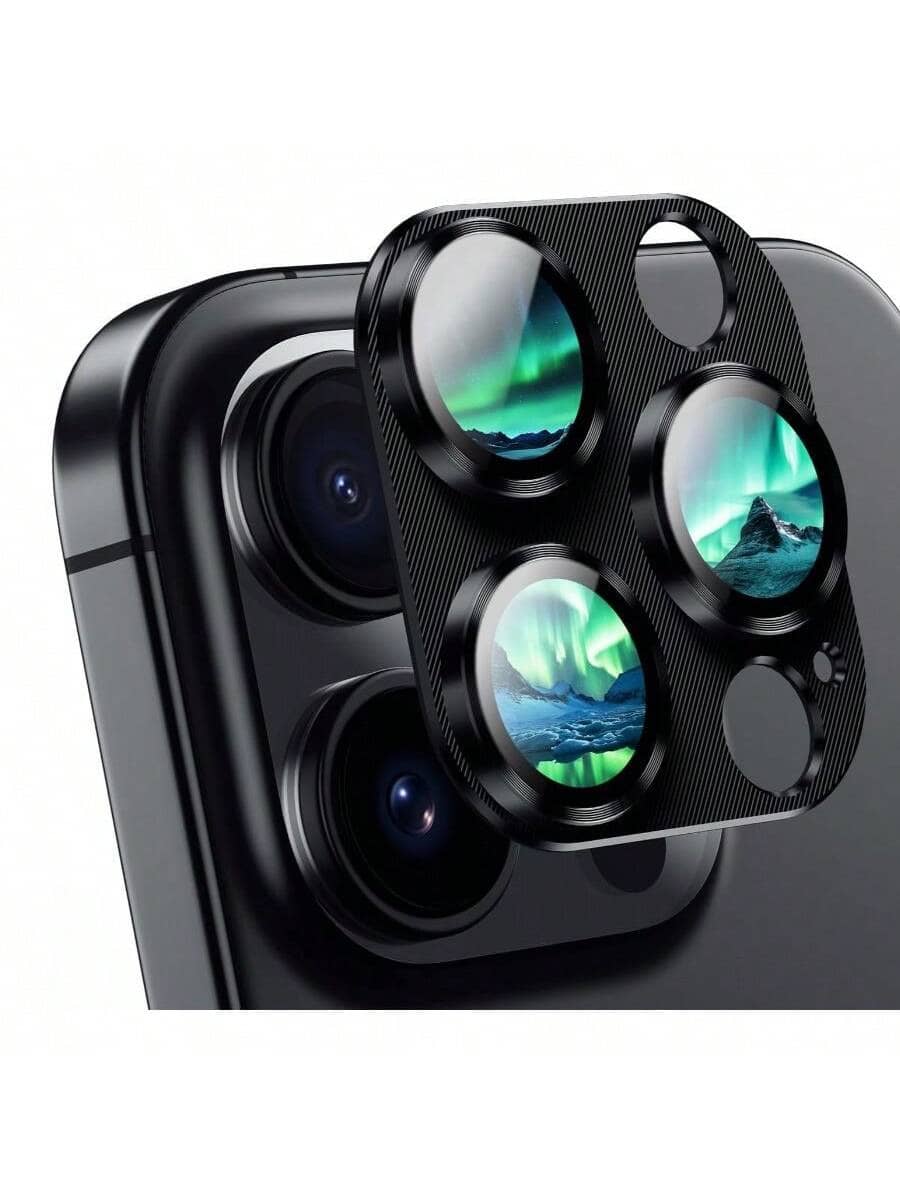 1 Pc Metal Glass Camera Lens Screen Protector Compatible With IPhone 16 ...