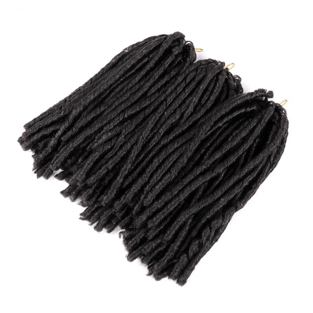 Cabello crochet de trenzas con dreads urbano y suave - 4 paquetes de ...