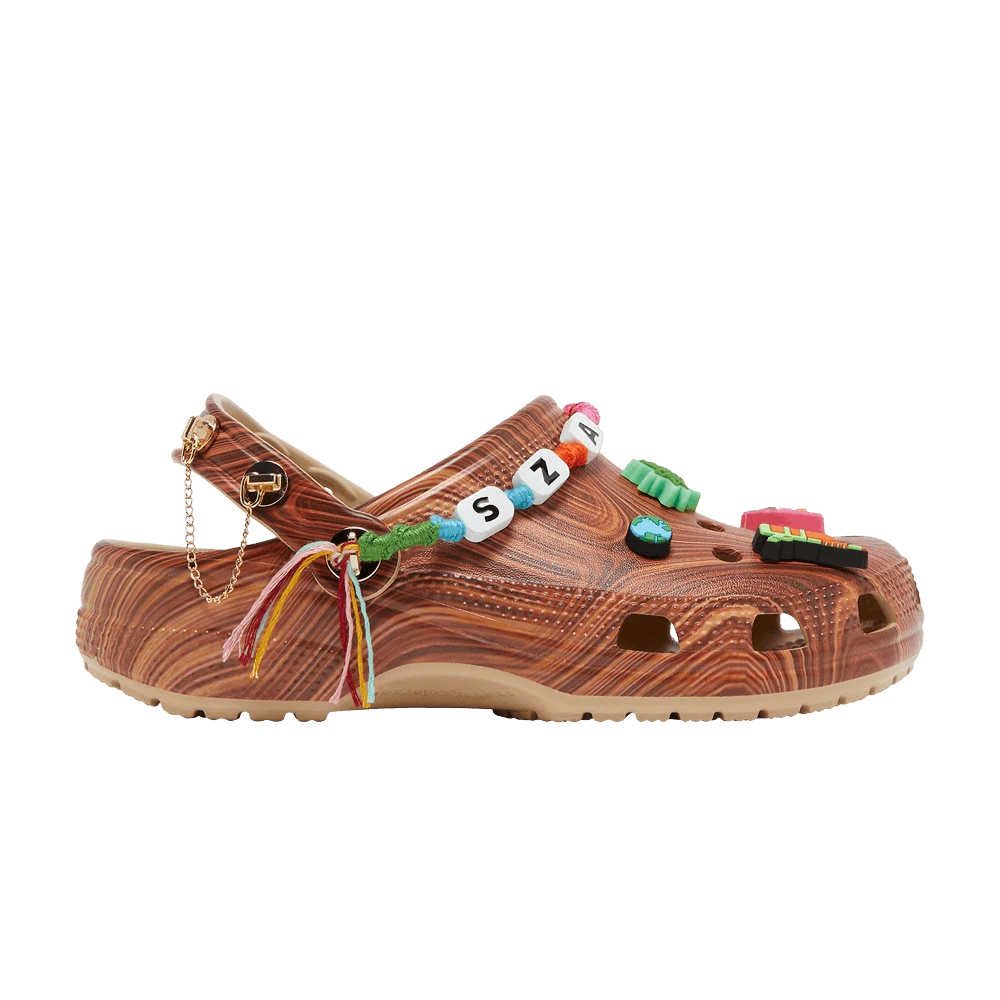 Crocs Crocs X Womens Classic Clog 'Woodgrain' (Women's Sizes) 207390 ...