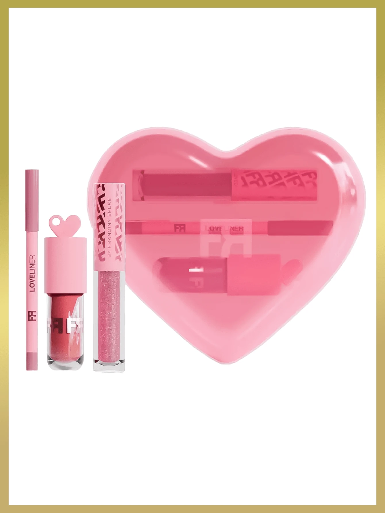 Love Kit Lip Gloss + Lip Pencil (Designed To Enhance Your Beauty With ...