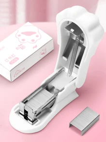 Mini Cute Cat's Paw Stapler 3-In-1 Available Office Study Portable ...