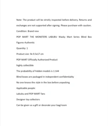 POP MART THE MONSTERS LABUBU Wacky Mart Series Blind Box Figures ...