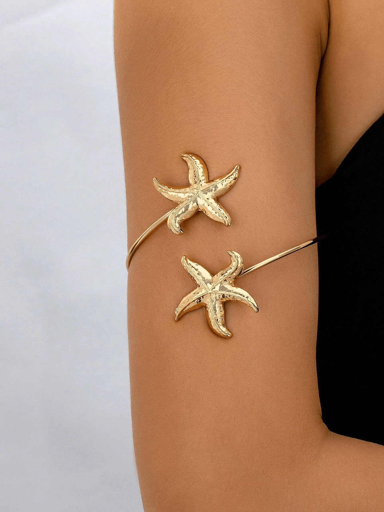 1pc Gold Starfish Arm Band, Women's Summer Beach Jewelry, Jewelry For ...