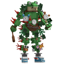 Tungtungtungsahur Creative Mutant Shan Hai Jing Frog-Human Hybrid Giant ...