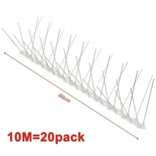 COSANSYS 2025 Púas repelentes de palomas de acero inoxidable de 10 m ...