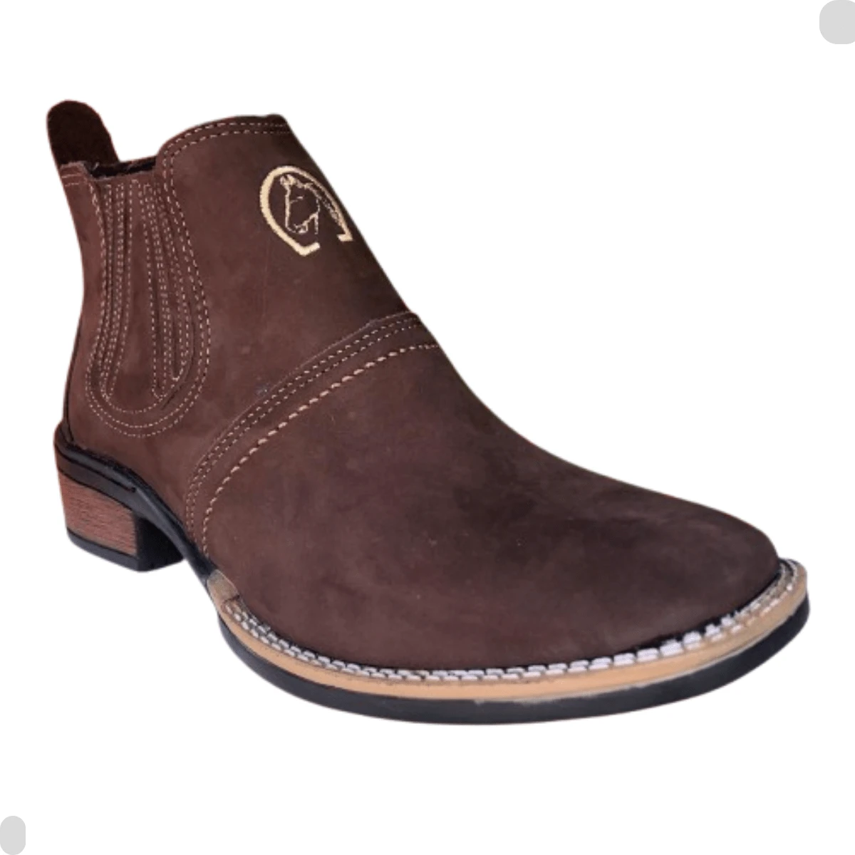 Bota Country Couro Legitimo Cor Marro Café com Marrom Croco Modelo ...