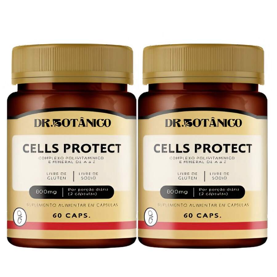COMBO 2 UNIT CELLS PROTECT VITAMINS FROM A TO Z 60 CAPSULES DR BOTANICO ...