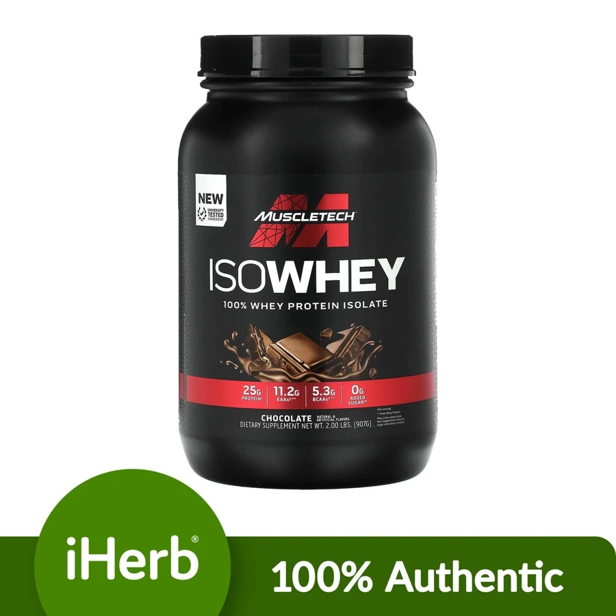 MuscleTech IsoWhey, 100% Whey Protein Isolate, Chocolate, 2 Lbs (907 G) | SHEIN USA