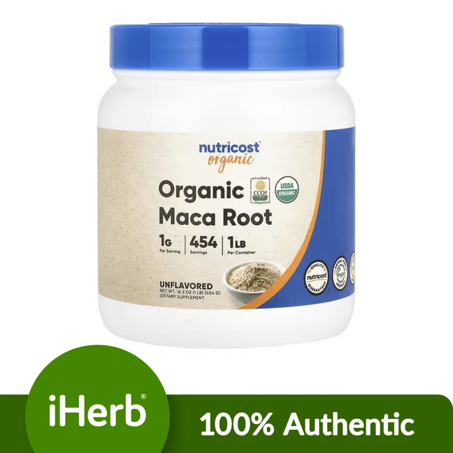 Nutricost Organic Maca Root, Unflavored, 1 Lb (454 G) | SHEIN USA